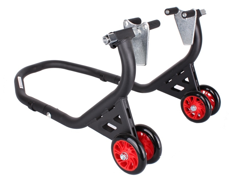 Motorrad-Vorderradständer mit Rädern R-TECH EVO | Motozem.de