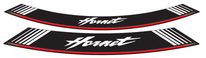 Rim strip PUIG HORNET 5526P silber set of 8 rim strips | Motozem.de