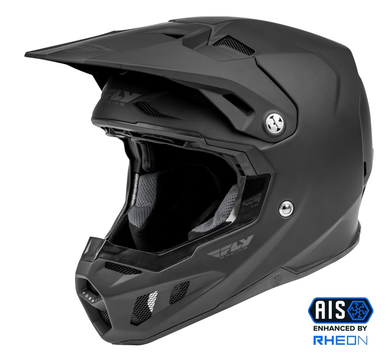 Motocross Helm FLY Racing Formula Solid schwarz matt | Motozem.de